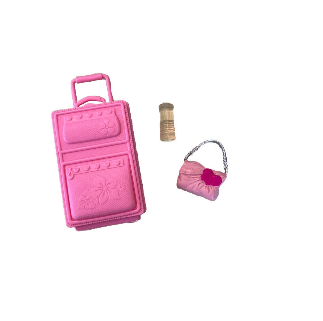 Vintage Mattel Barbie Doll Travel Set 2001 Working Suitcase Bag Water ...
