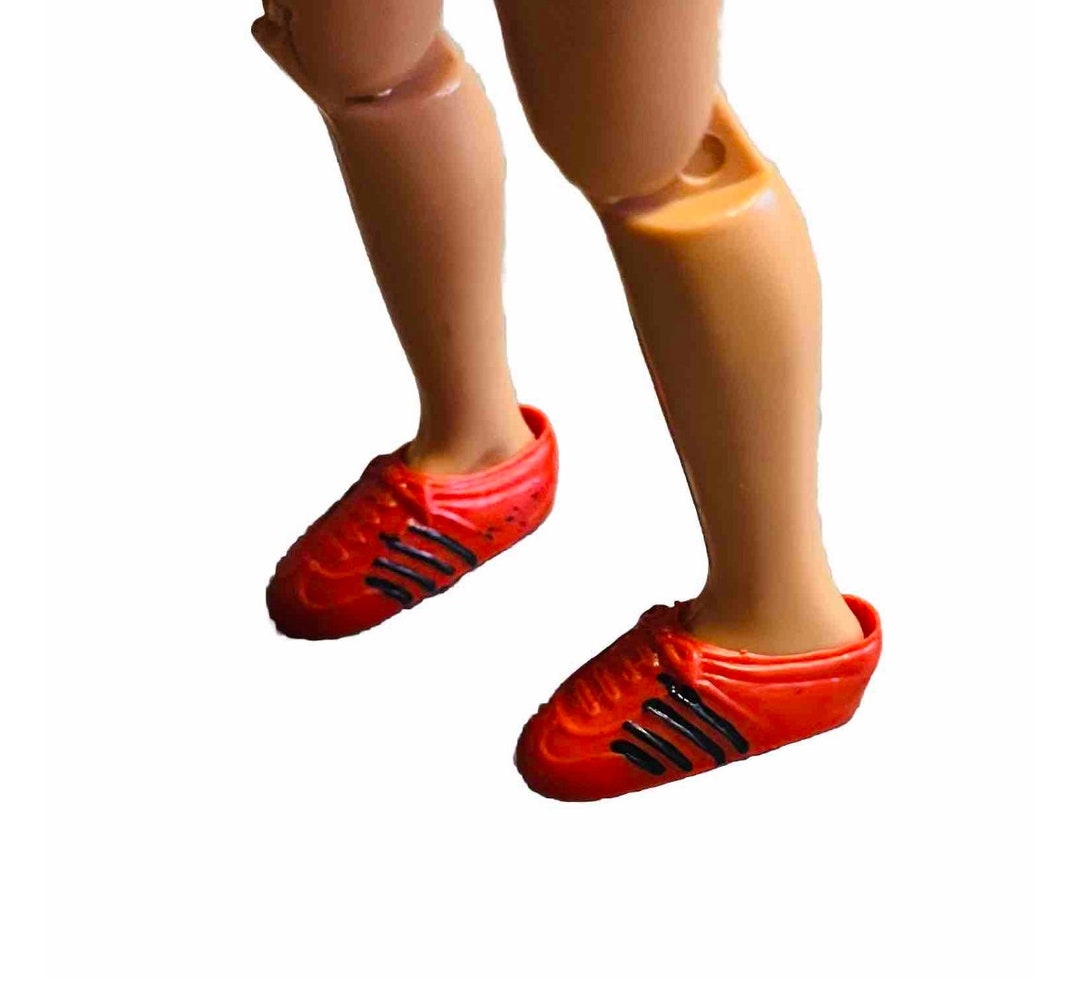 Barbie Stacie Doll Tennis Shoes Red Black Sneakers Retro Rare Shoes ...