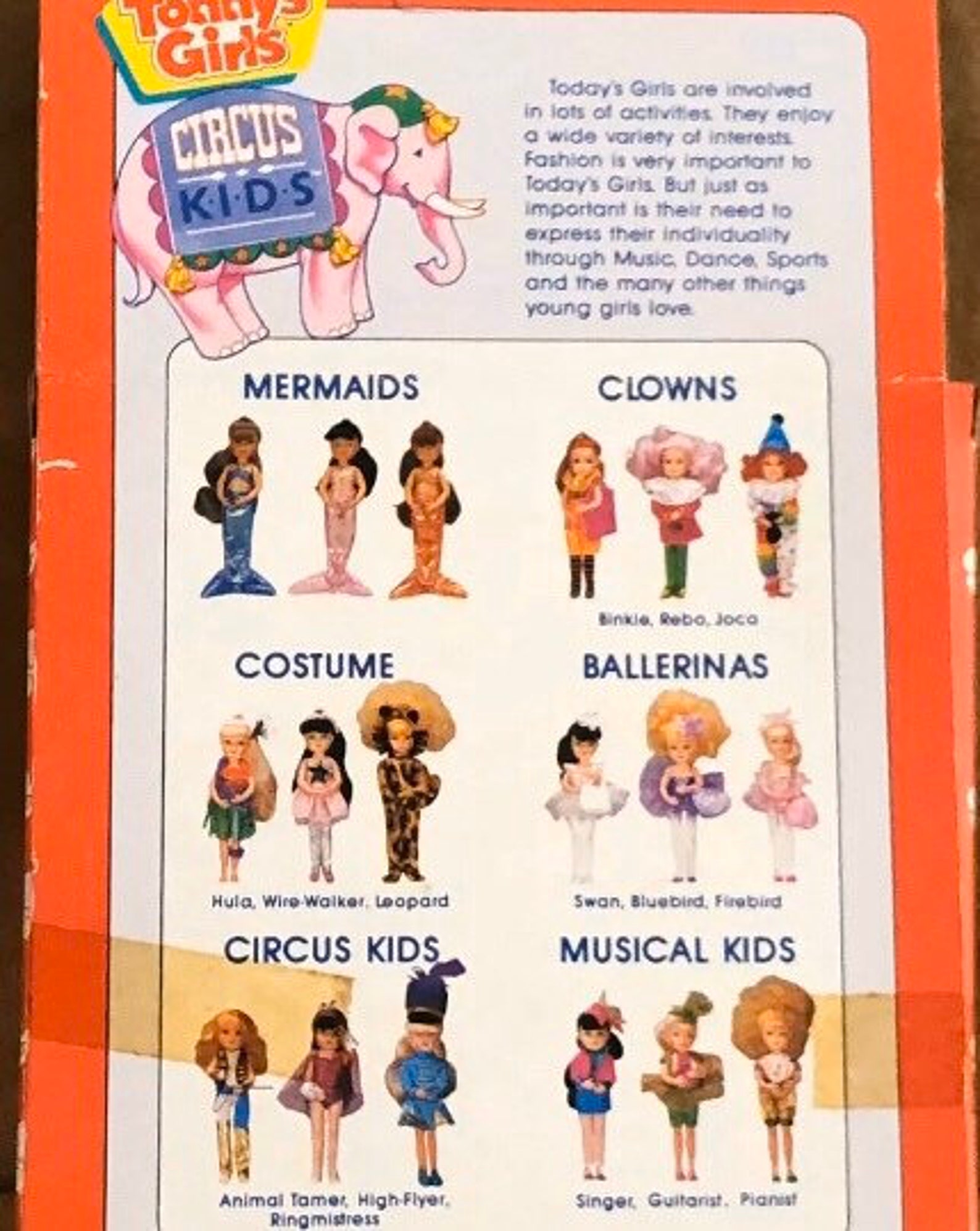 Vintage Doll, Creata, Todays Girls, Kelly, 1985, Circus Kids, High ...