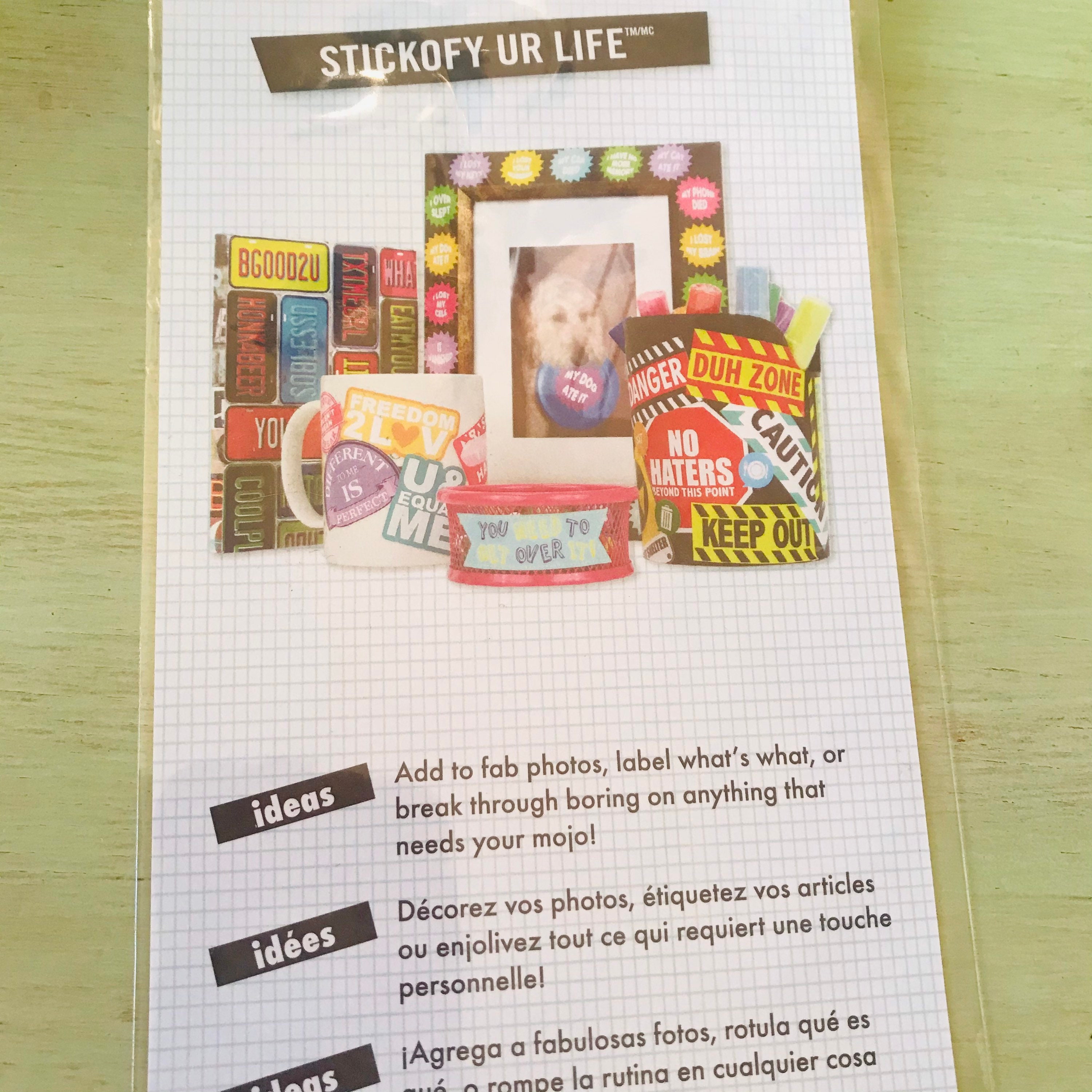 Stickers, Yield Label, Funny, Dorm Decor, Scrapbooking, Party, Gift ...