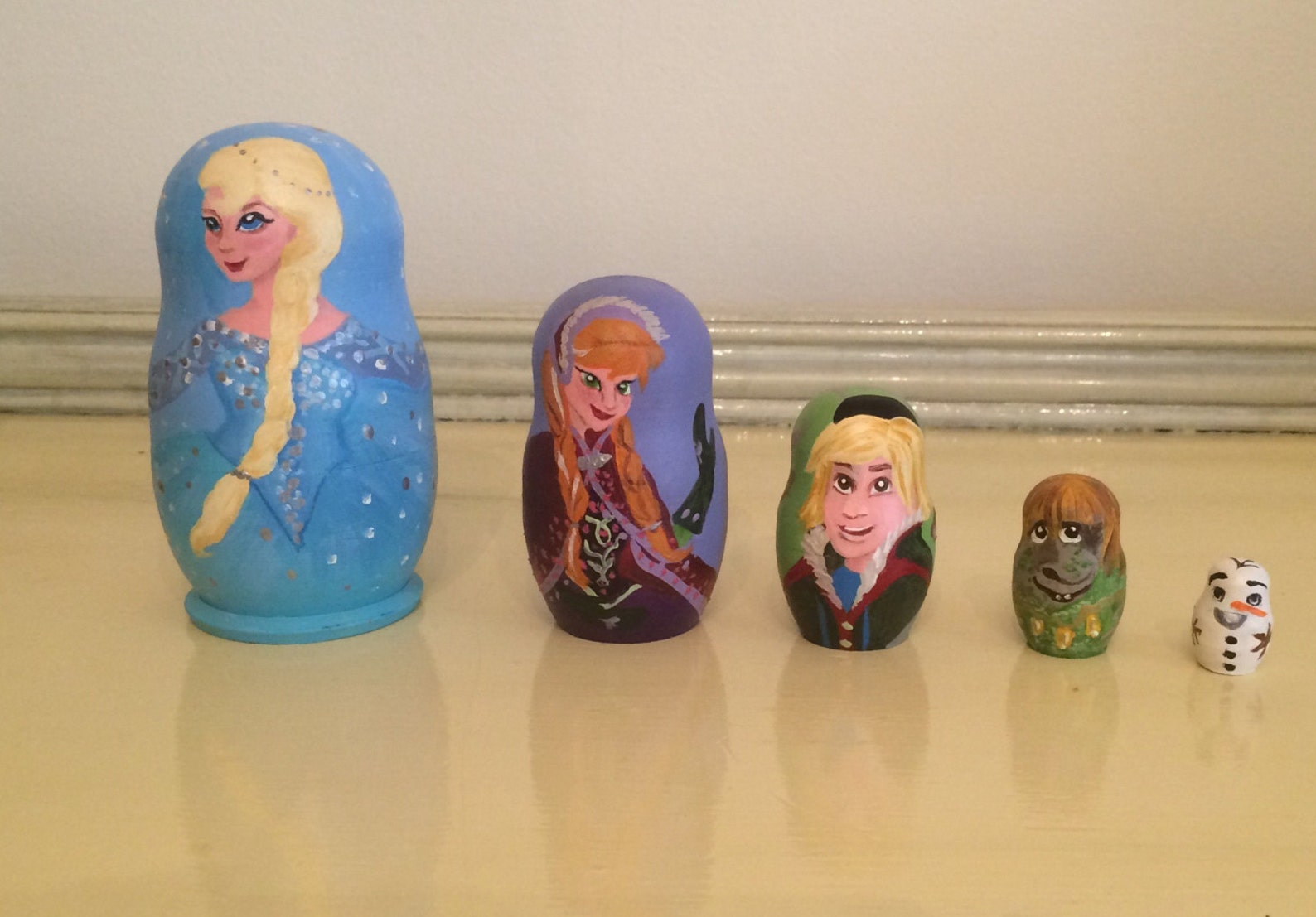 Matryoshka, Family Portrait, Birth Announcement, Personalized Gift ...