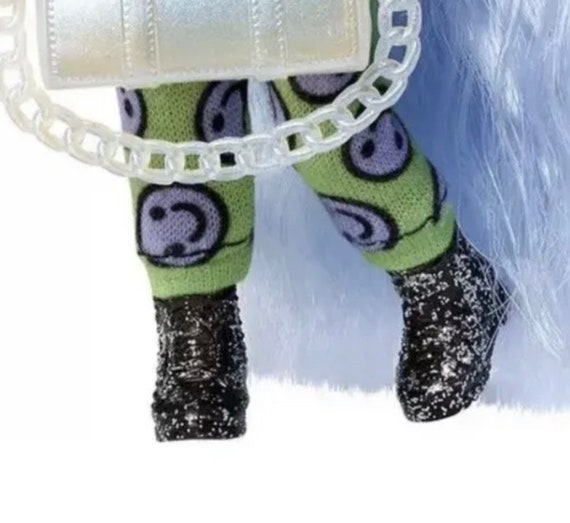 Barbie Extra Minis Doll Combat Boots Shoes Black Glitter - Etsy