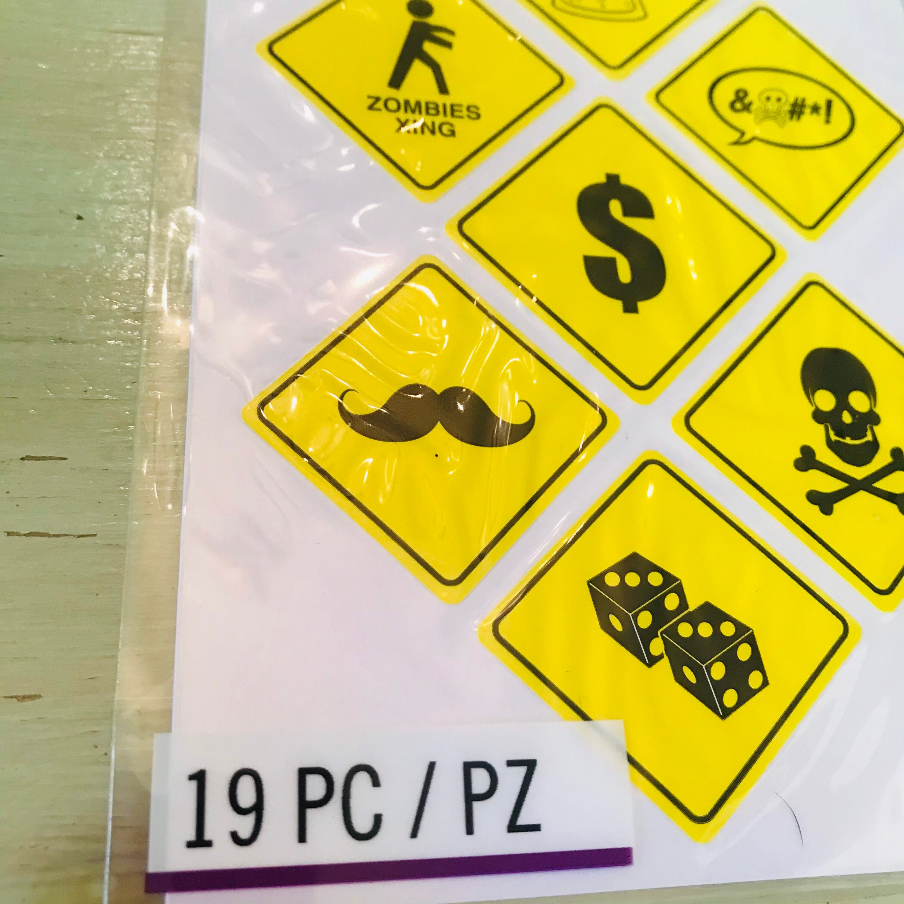 Stickers, Yield Label, Funny, Dorm Decor, Scrapbooking, Party, Gift ...