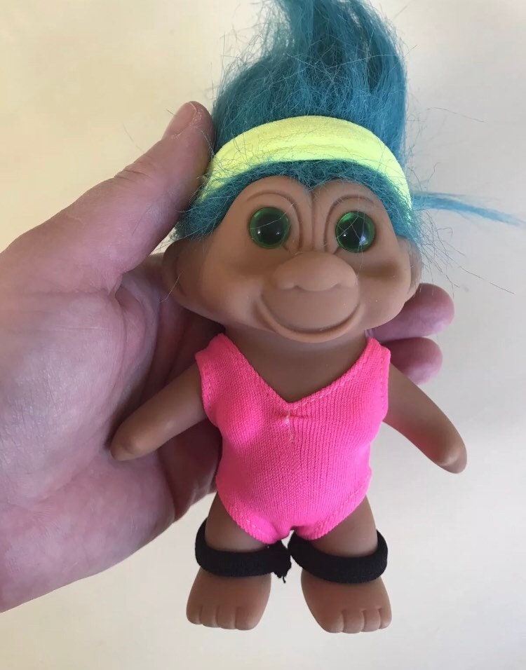 Troll Action Figure Dancer Fitness Exercise Vintage 5 | Etsy