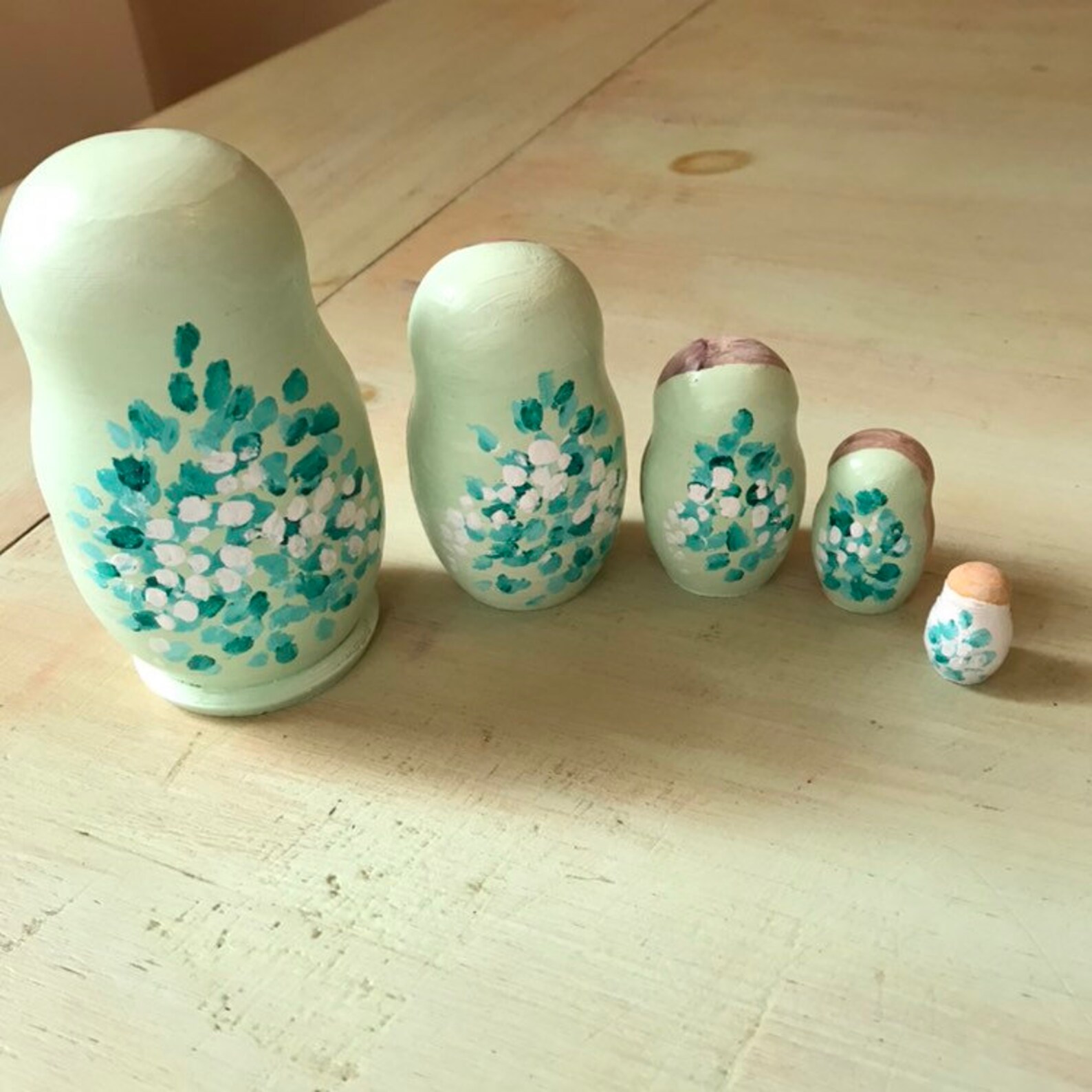 Matryoshka, Family Portrait, Birth Announcement, Personalized Gift ...