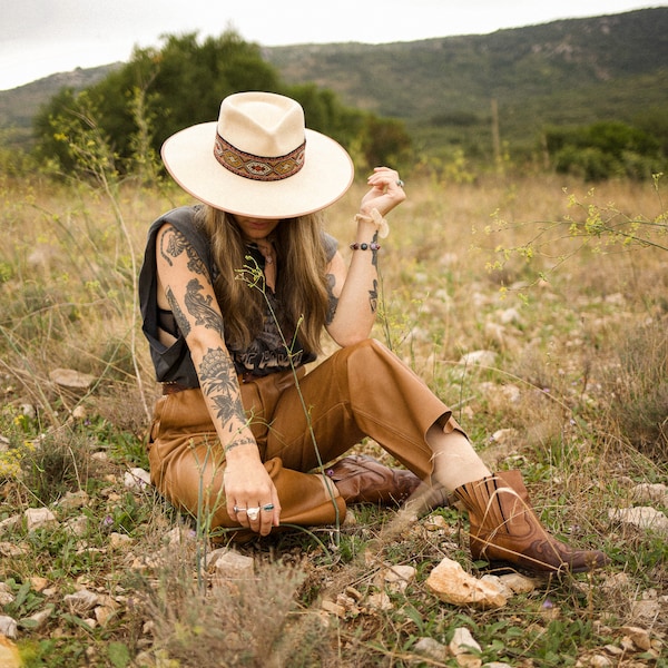 Boho Style Hat - Etsy