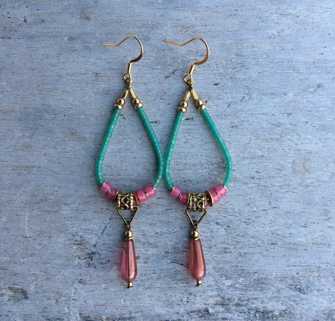 Boho Earrings,boho Chic Earrings,enthic Earrings,tribal Earrings ...