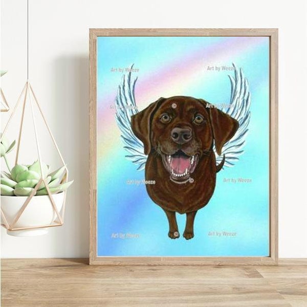 Labrador With Wings - Etsy