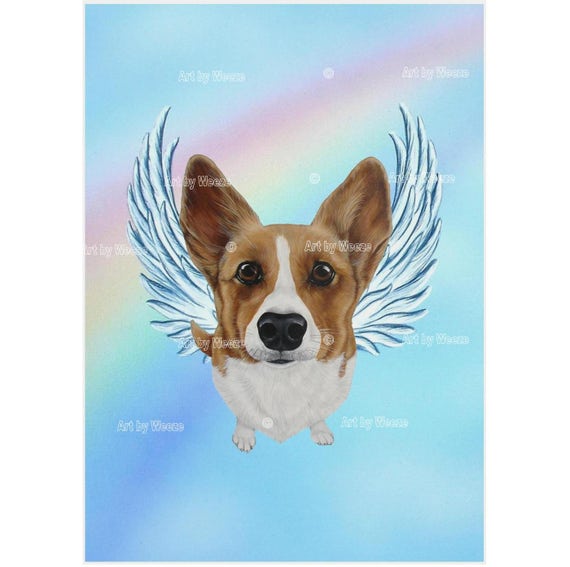 Corgi With Wings
