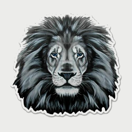 Lion Sticker, Lion Decal, Leo Lion Sticker, Vinyl Decal, Waterproof ...
