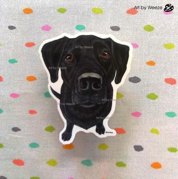 Black Lab Sticker Black Dog Decal Vinyl Decal Black Dog | Etsy