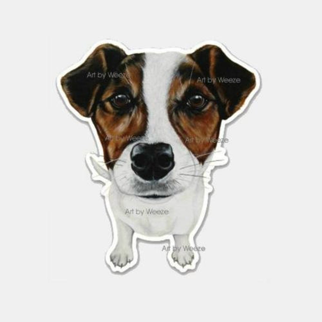 Jack Russell Sticker, Jack Russell Decal, Vinyl Decal, Jack Russell ...