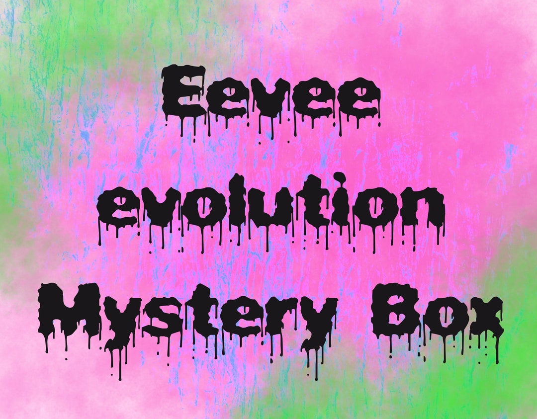 Super Cute Eev Evolution Treat Box. All Jewellery Made From Eco Resin ...