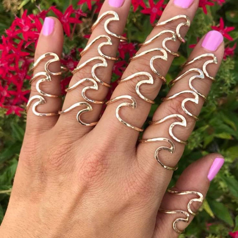 Wave Ring - Etsy