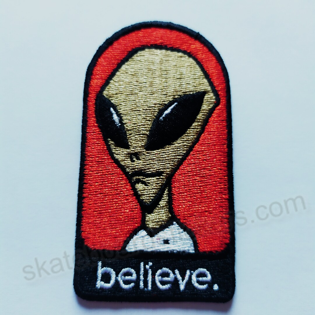 Alien Workshop Believe Skate Patch Iron On/embroidered - Etsy