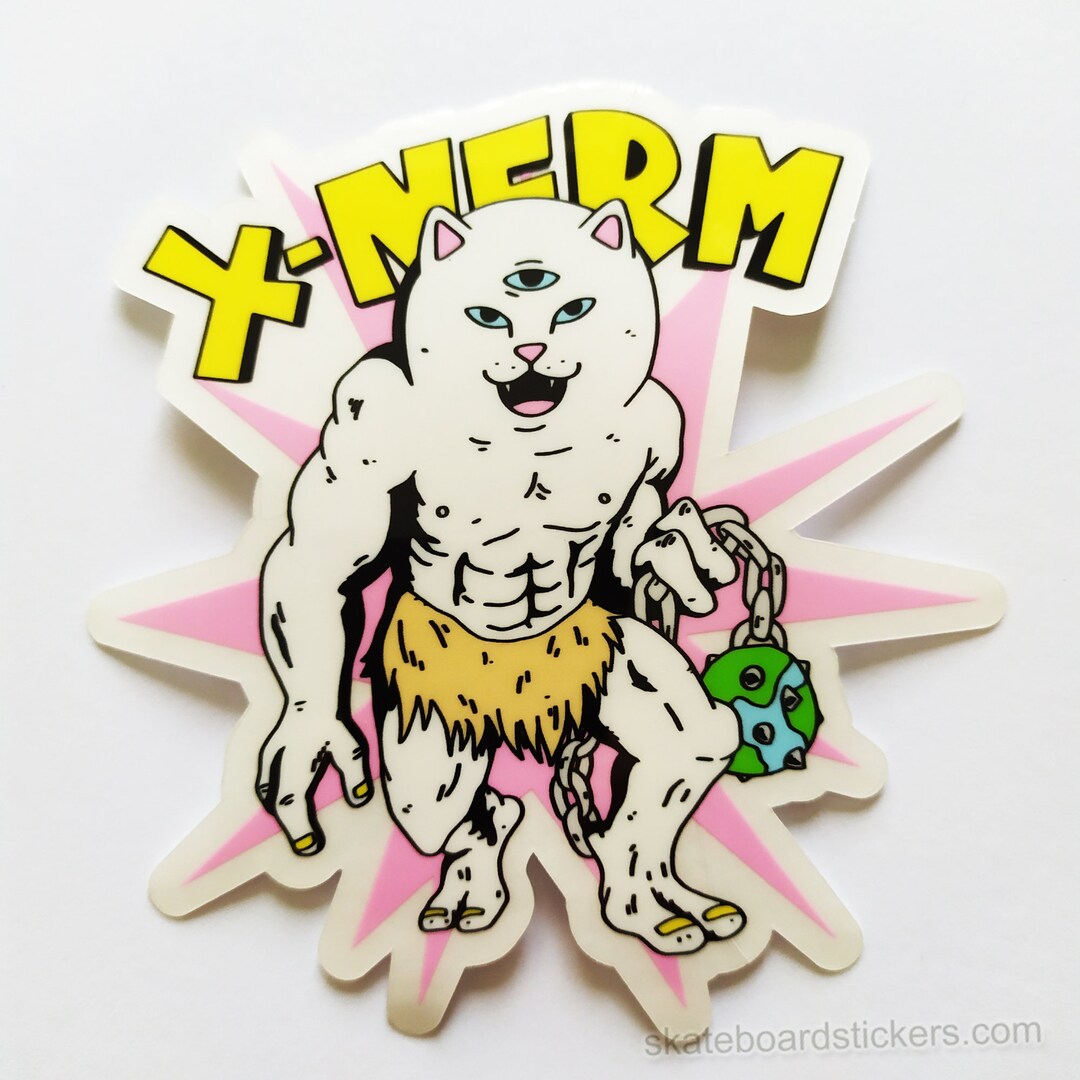 RIPNDIP Skateboard Sticker "x-nerm" - Official Rip N Dip - Etsy