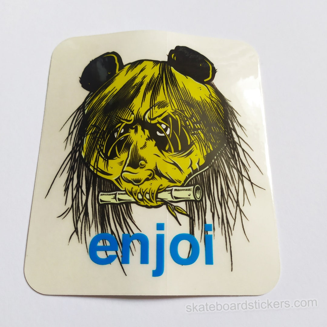Enjoi 80's Head Skateboard Sticker - Zorlac / Pushead Tribute - Etsy