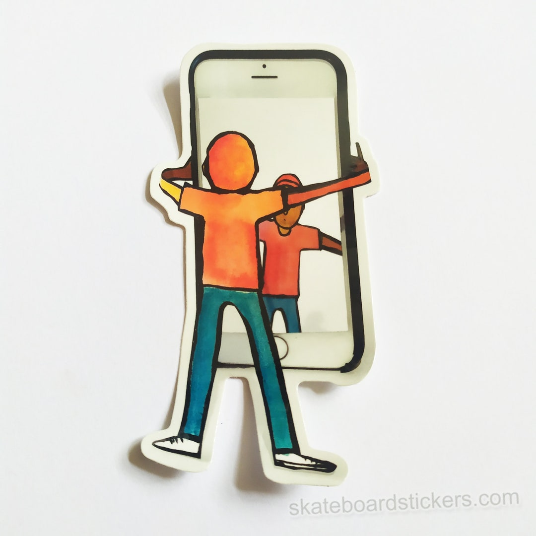 Enjoi "sticky Selfie" Skateboard Sticker - OFFICIAL ENJOI STICKER! - Etsy