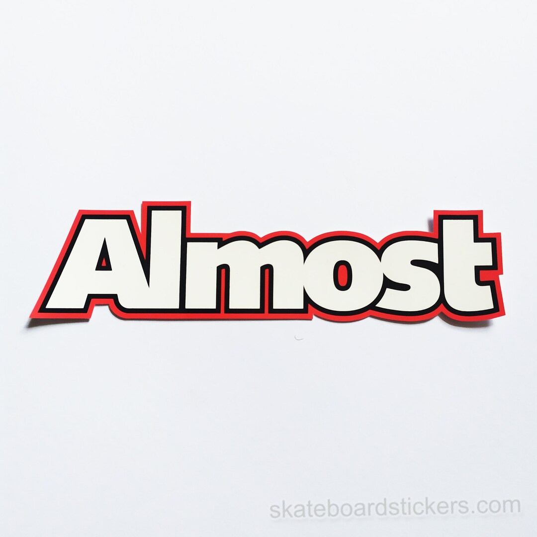 Almost "classic Logo" Skateboard Sticker - OFFICIAL Almost Skateboards ...