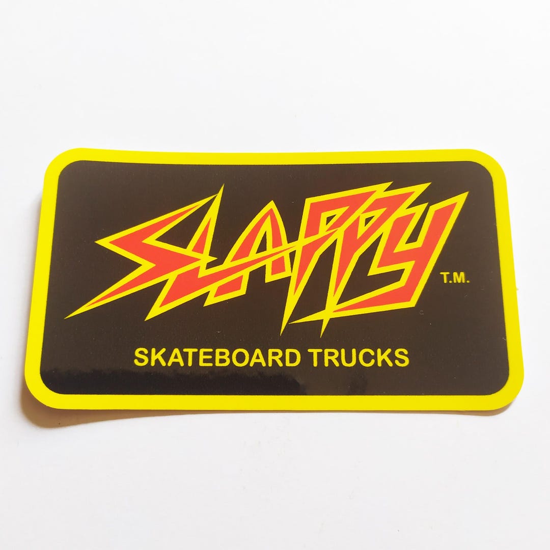 Slappy Trucks Throwback Logo Skate Sticker - OFFICIAL NOT FAKE - Etsy