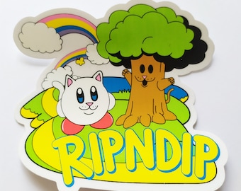 RIPNDIP Skateboard Sticker cash Money Official Rip N Dip - Etsy