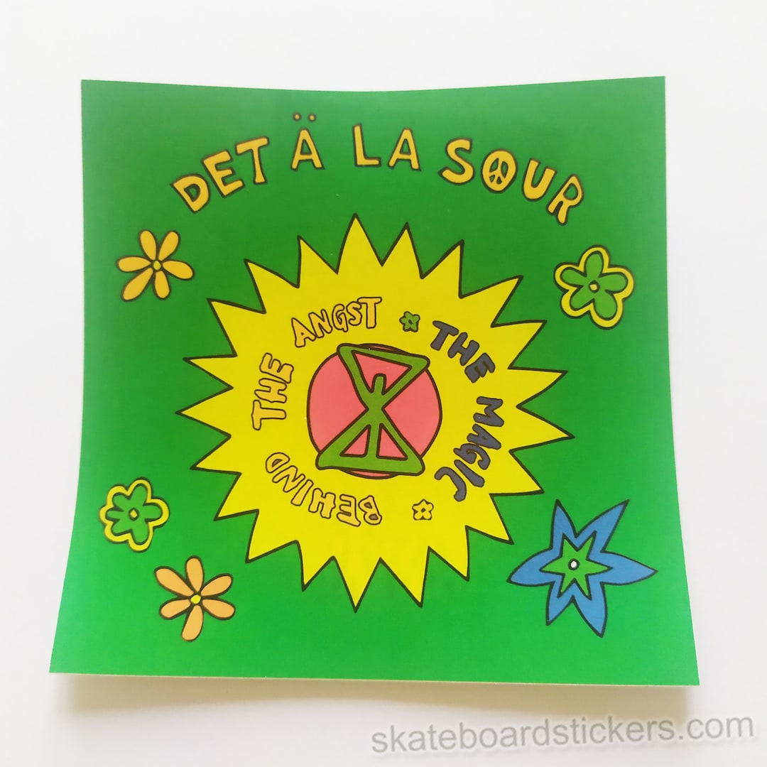 Sour Solution Skateboard Sticker - Det A La Sour - Official - Etsy