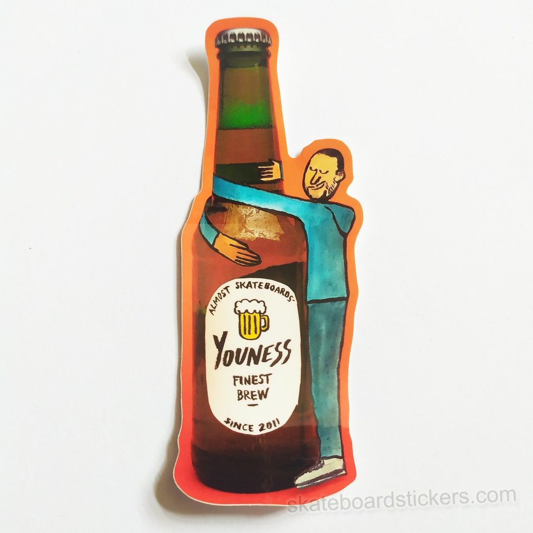 Enjoi "happy Youness" Skateboard Sticker - Official - Etsy