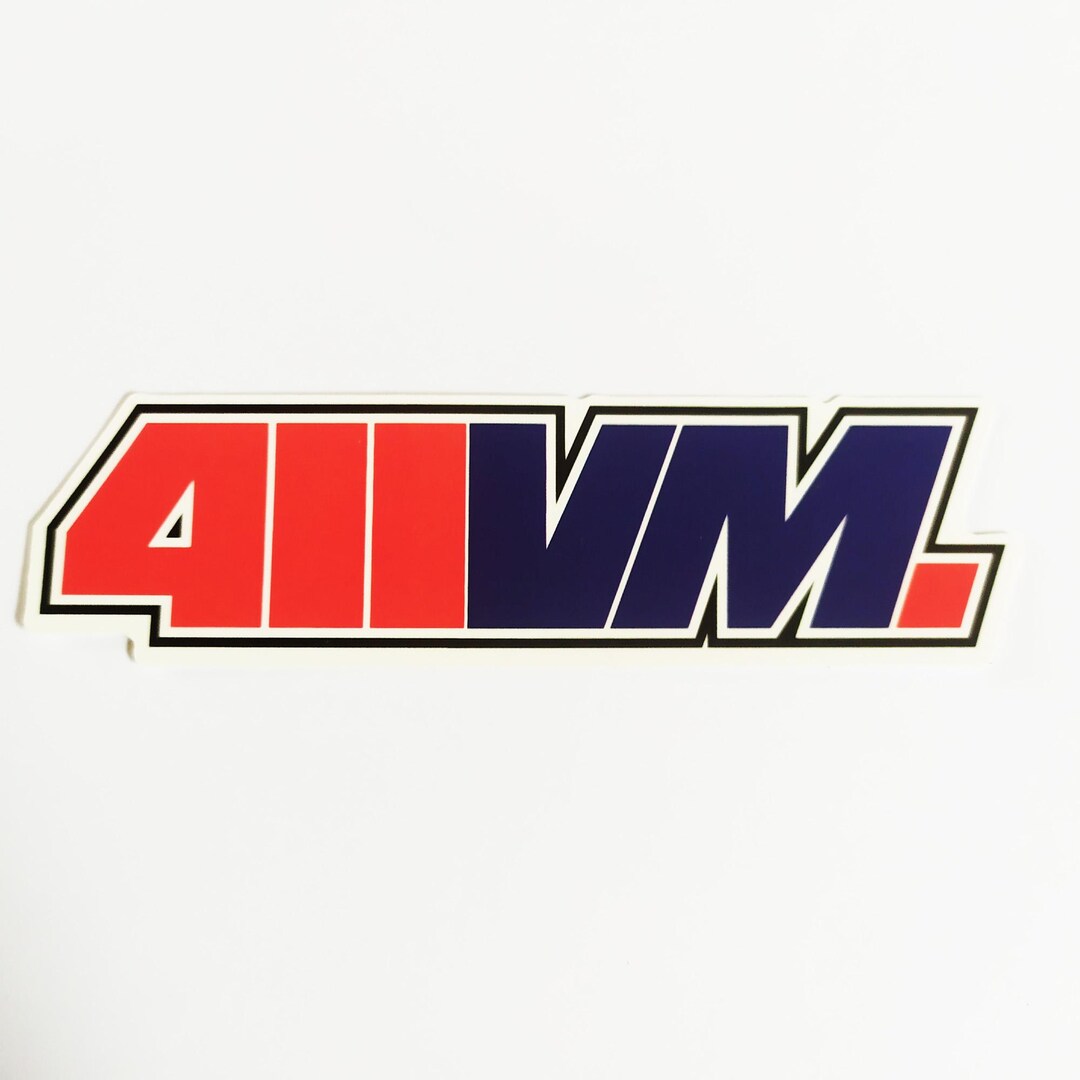 411 Skateboard Video Magazine Sticker - Official 90s Skateboarding Logo ...