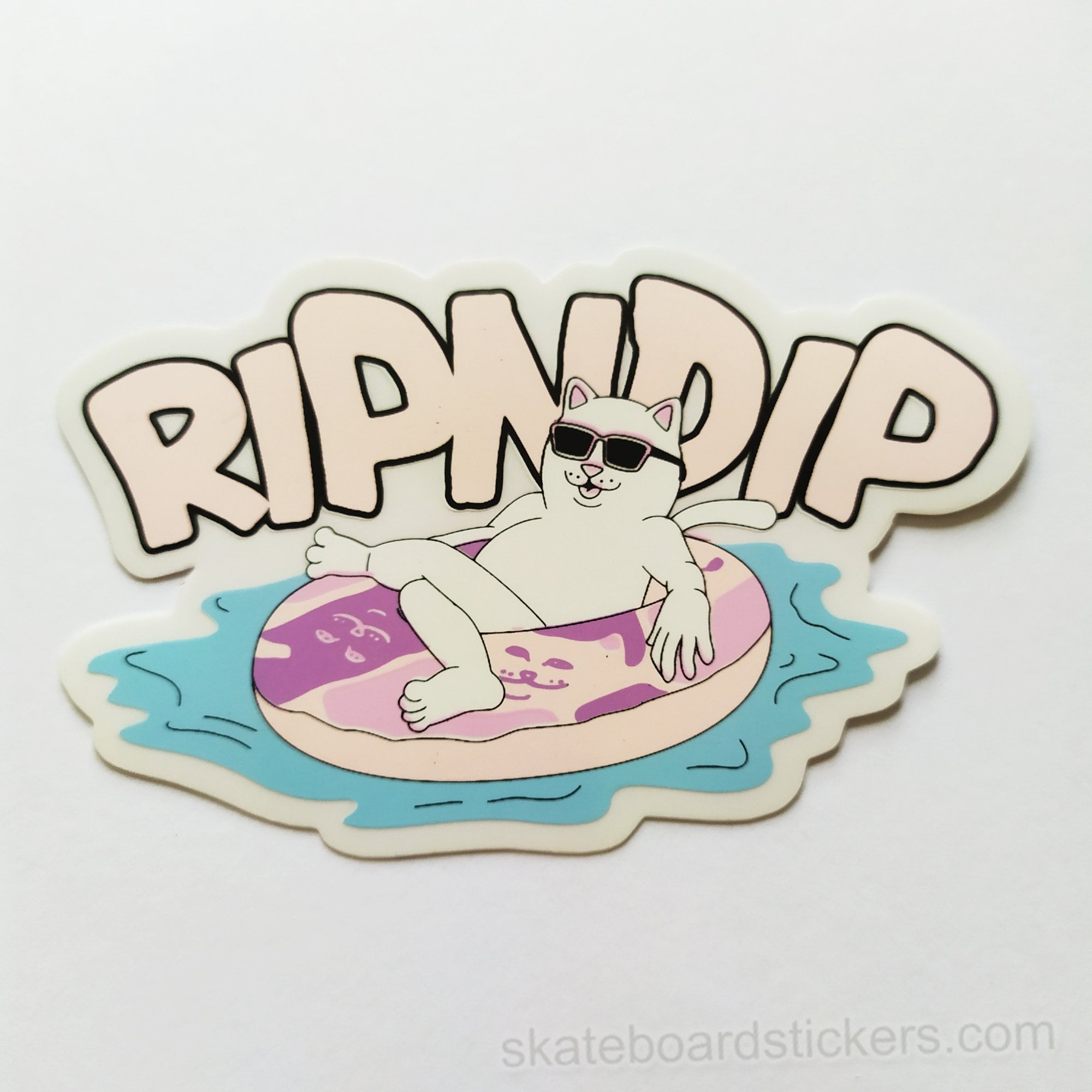 RIPNDIP Skateboard Sticker "floatin" - Official Rip N Dip - Etsy