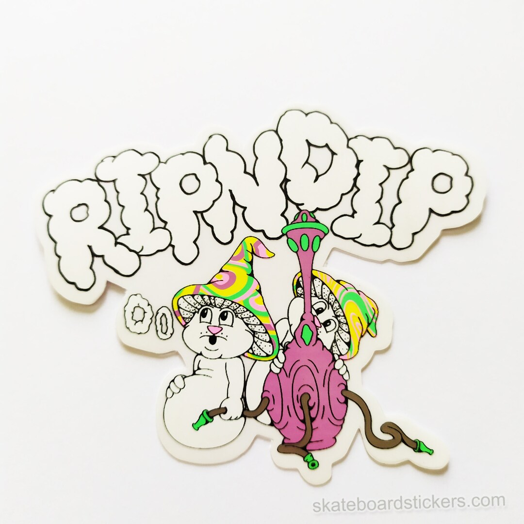 RIPNDIP Skateboard Sticker hookah Official Rip N Dip - Etsy