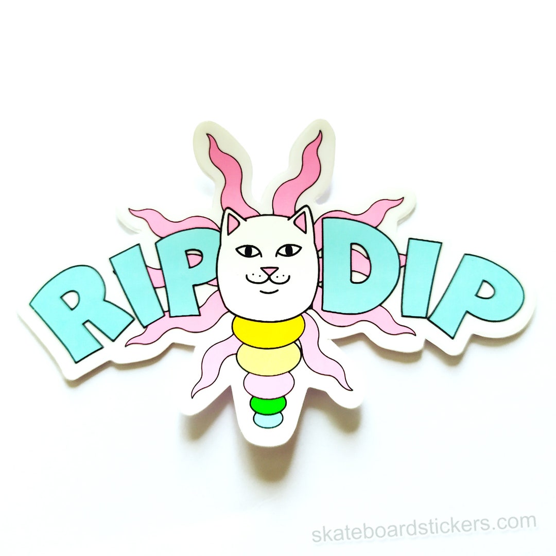 RIPNDIP Skateboard Sticker "scoop of Nermal" - Official Rip N Dip - Etsy