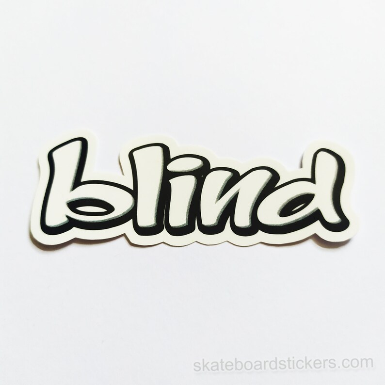Blind Skateboards 'logo' Skateboard Sticker - OFFICIAL BLIND STICKER ...
