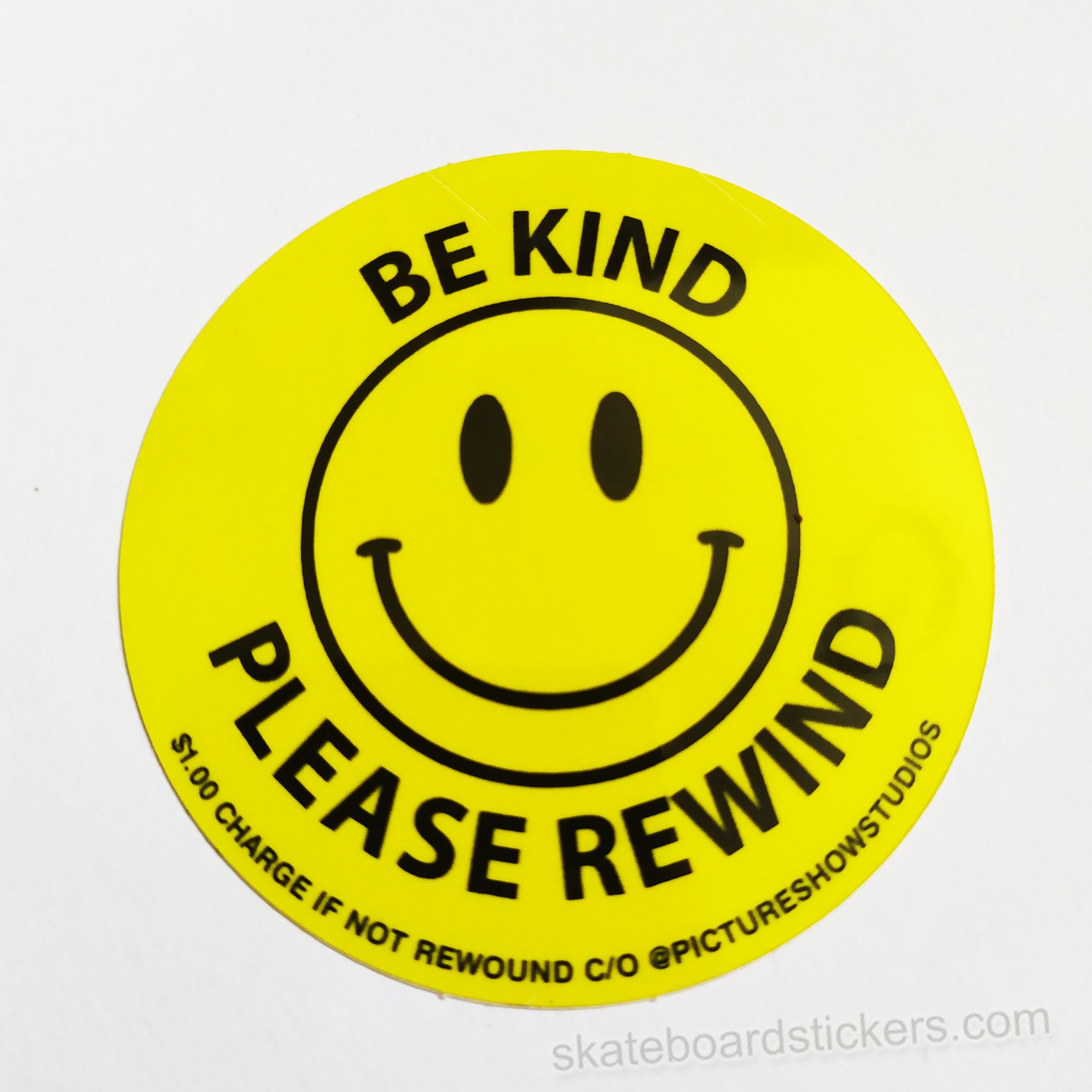 Picture Show Be Kind Please Rewind VHS Video Skateboard Sticker ...