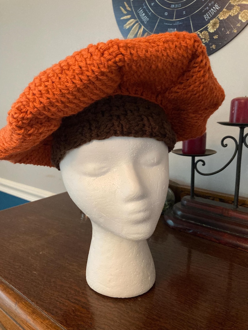 Fall Pumpkin Beret (MADE TO ORDER) - Etsy