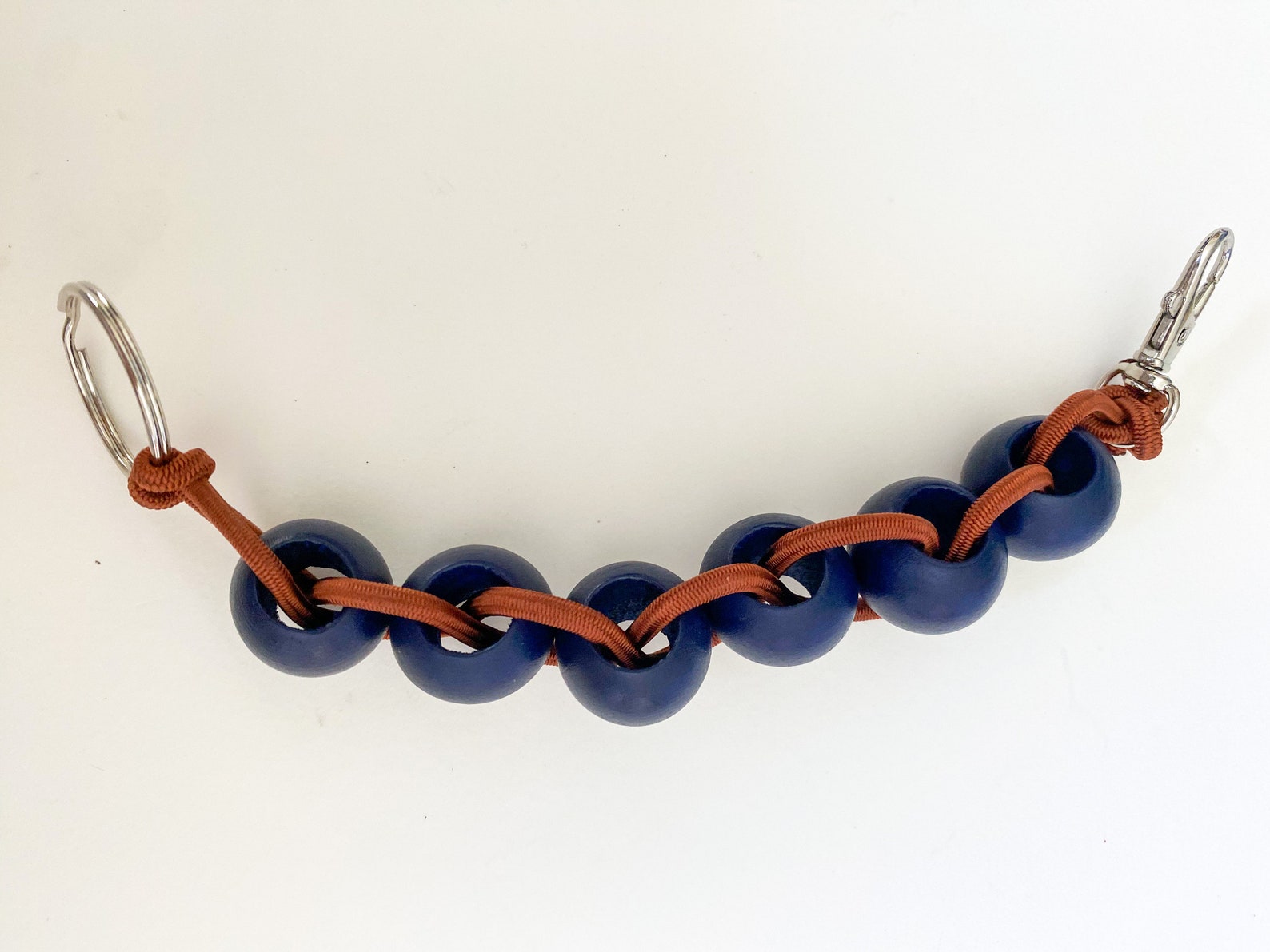 Beaded Bungee Bracelet/ Key Chain - Etsy