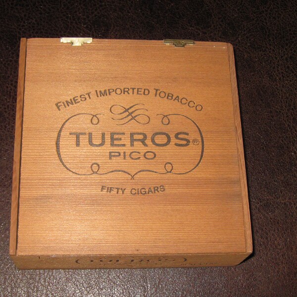 Wooden Cigar Box - Etsy