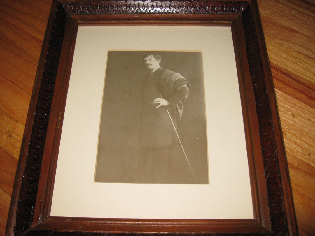 ANTIQUE PHOTOGRAPH OF Gentleman Actor/famous Individual/handsome ...