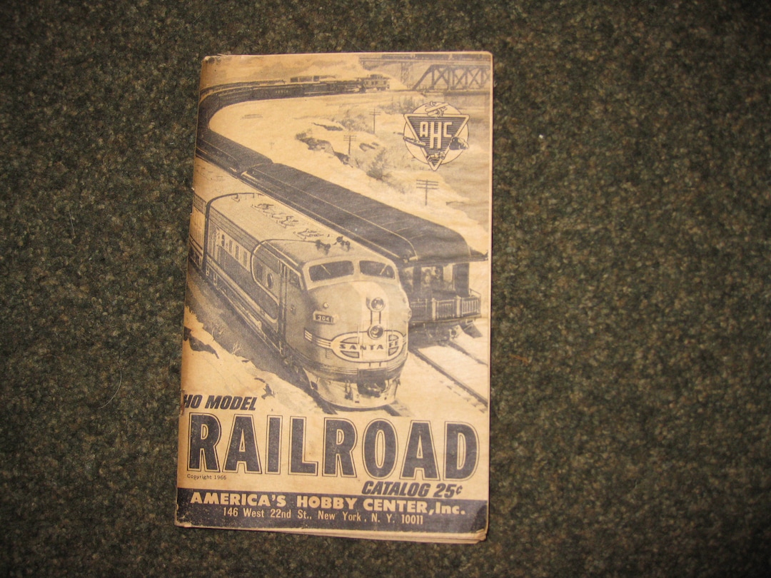 H O MODEL RAILROAD Catalog 1966 America's Hobby Center Paperback 128 ...