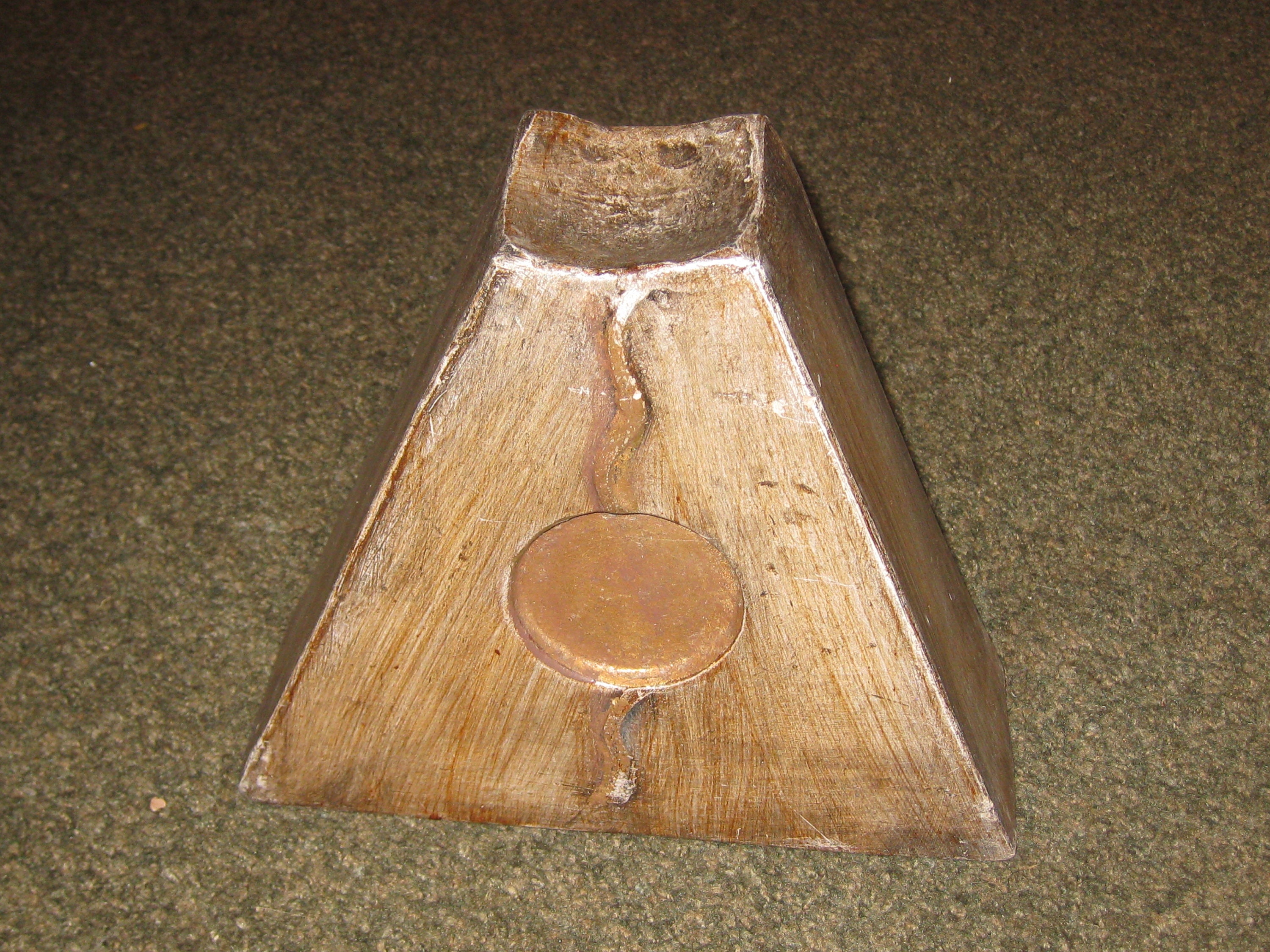 PLASTER ZEN TRIANGLE Geometric Meditation Art Display 8 | Etsy