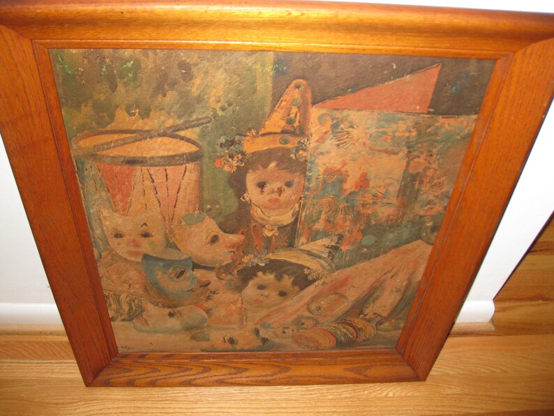 MID CENTURY TEXTURED Print From Painting by Jean Cologero | Etsy