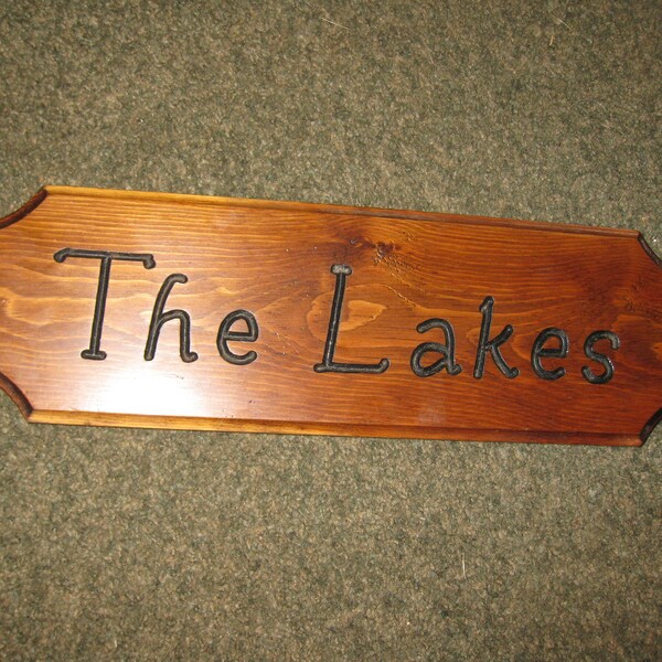 Routed Wood Signs - Etsy