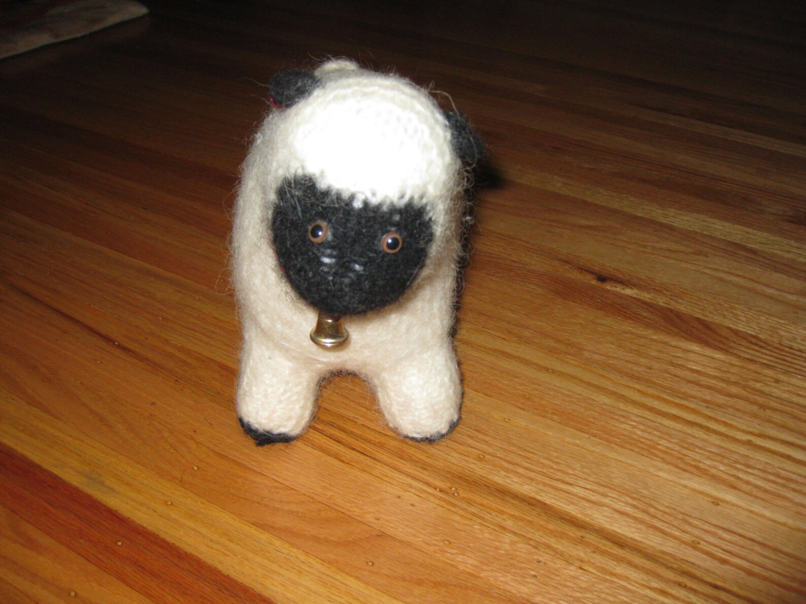 KNITTED STUFFED SHEEP Handmade Over 30 Years Ago 10 Long | Etsy