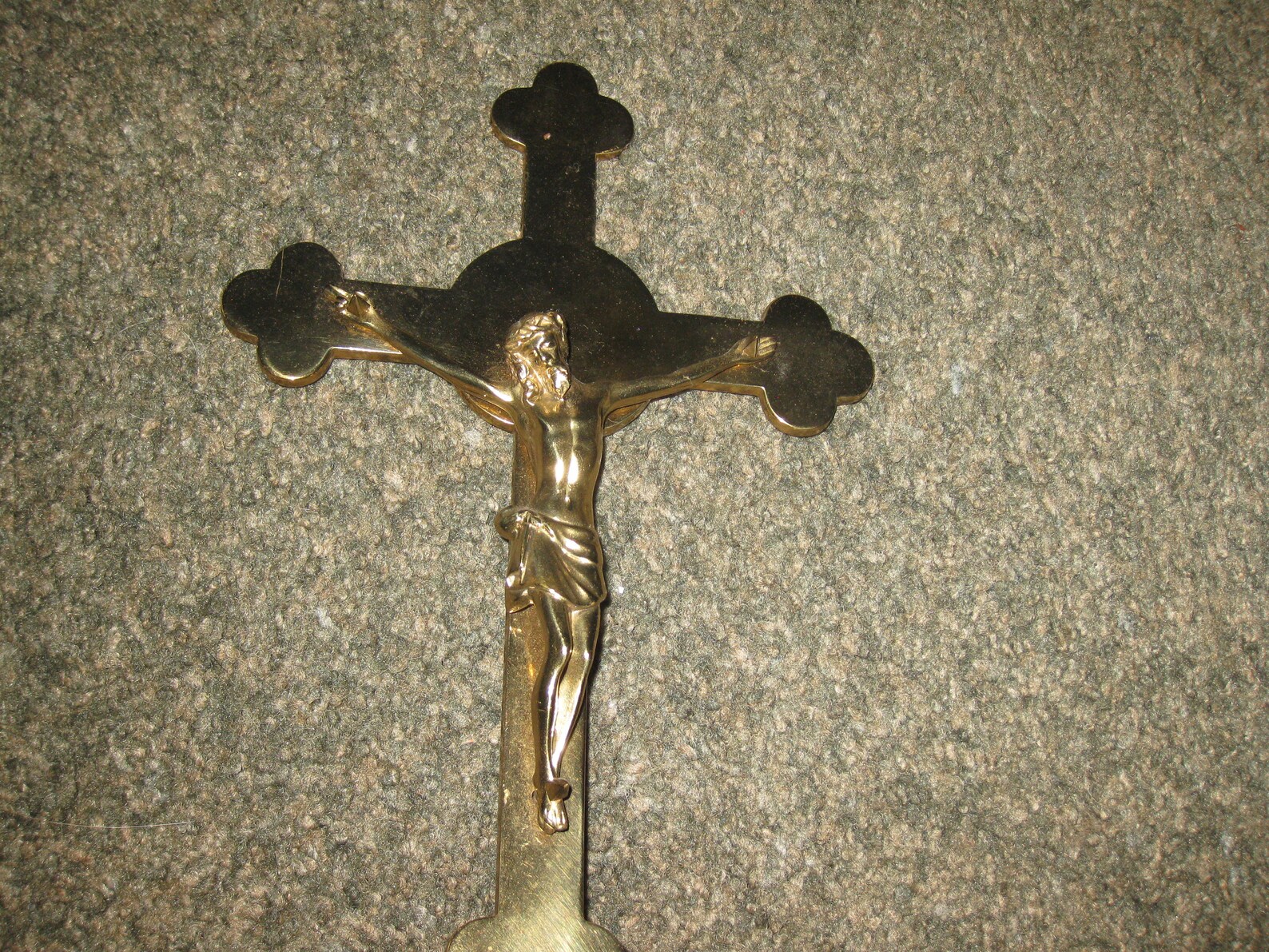 BRASS 20 TALL STANDING Antique Church Cross Chapel Cross - Etsy