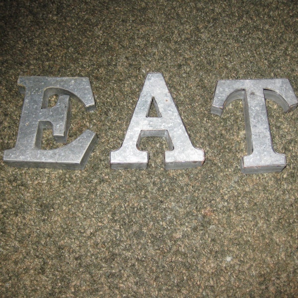 Metal Hollow Letters - Etsy