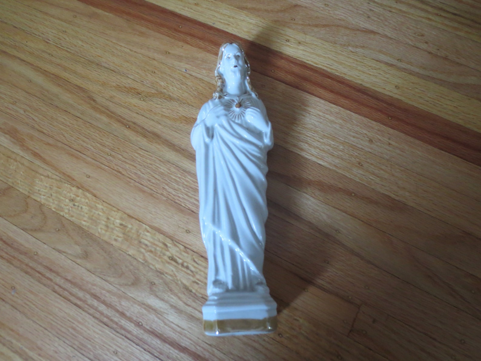 CERAMIC JESUS STATUE Made In Brazil Marked On Bottom Statue Is | Etsy