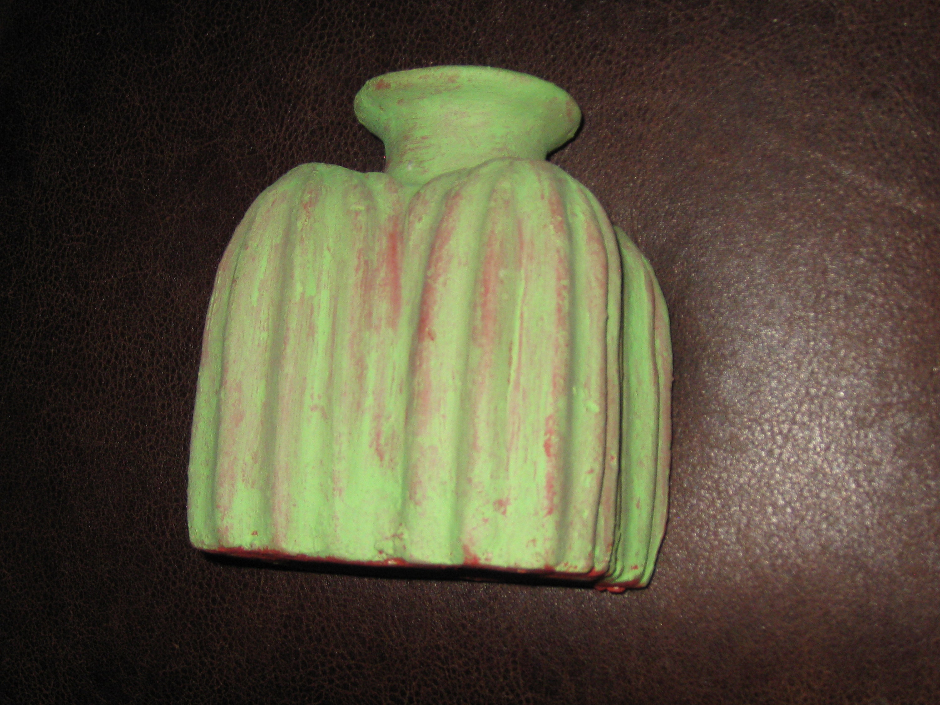 POTTERY VASE JAR Four Corn Shaped Corners 7 1/4 High 5 | Etsy