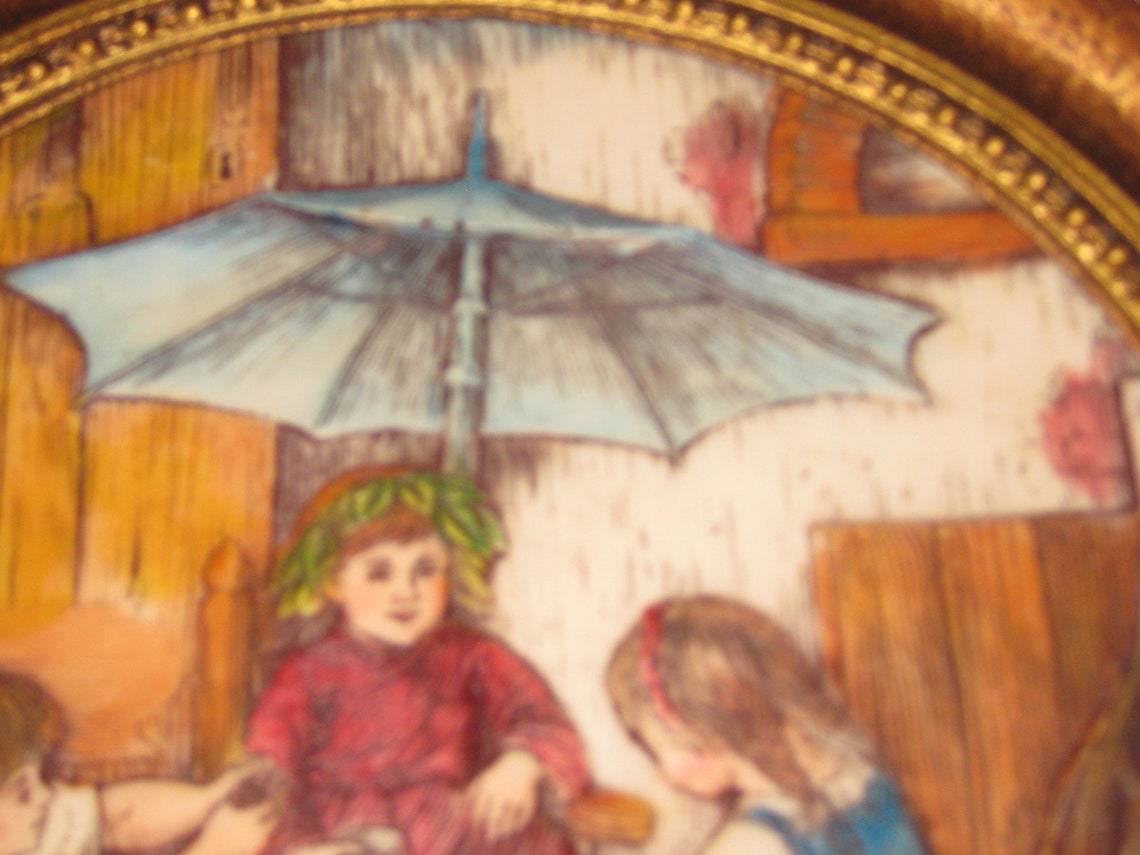 ARTINI SCULPTURED ENGRAVING Hand Painted Twin Etched Four | Etsy