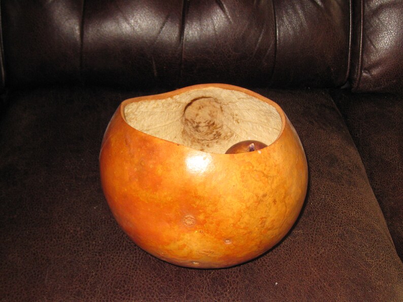 LARGE GOURD ART Display Gourd With Small Gourds Inside Large - Etsy