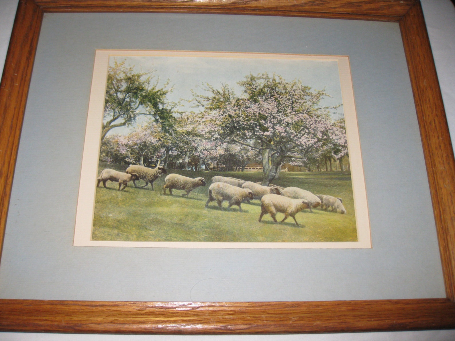 BLOSSOMS IN SPRINGTIME Picture From an Antique Calendar Cover - Etsy
