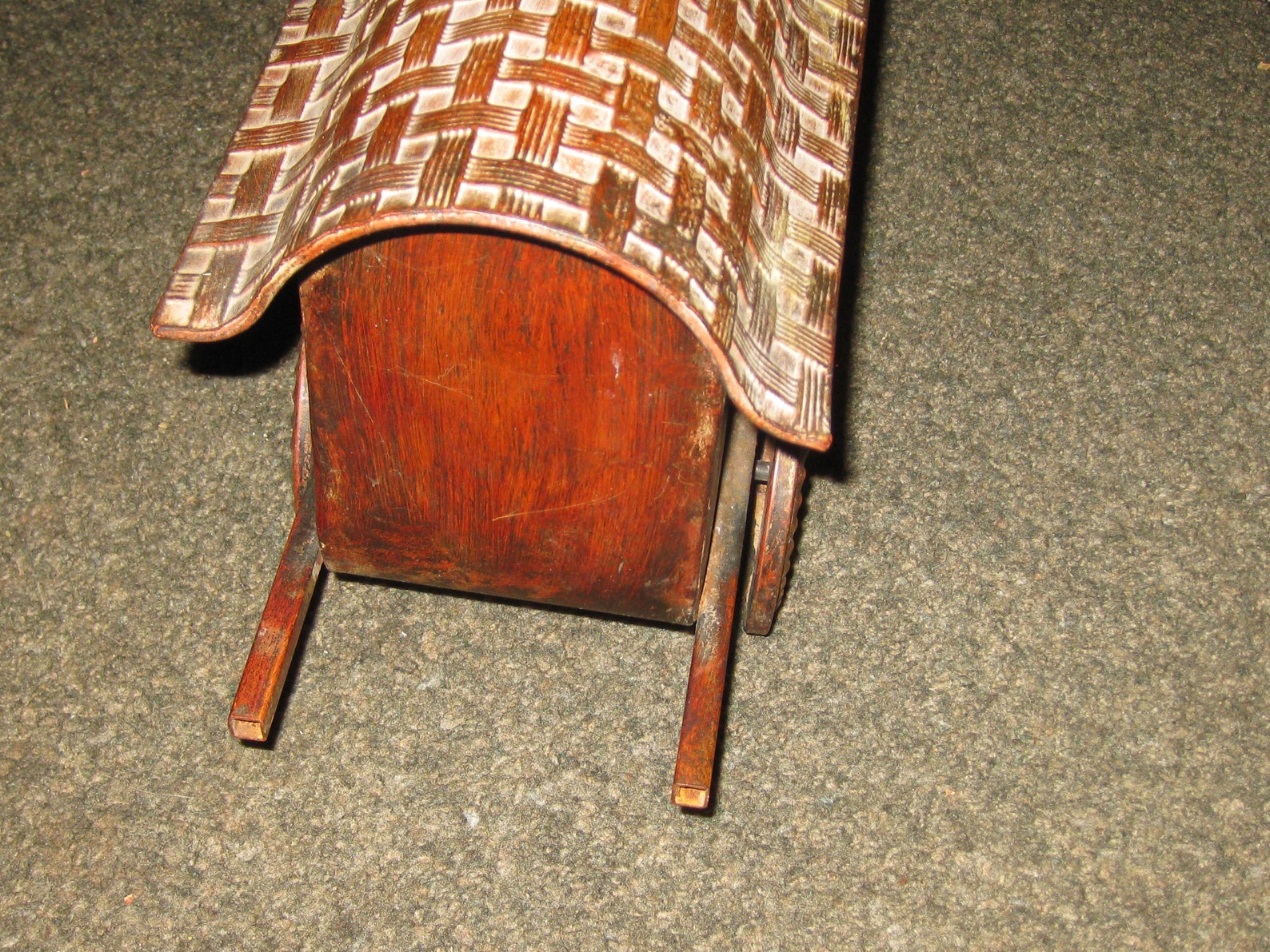 METAL RICKSHAW Pull Cart 18 Long 6 1/2 Wide 10 - Etsy